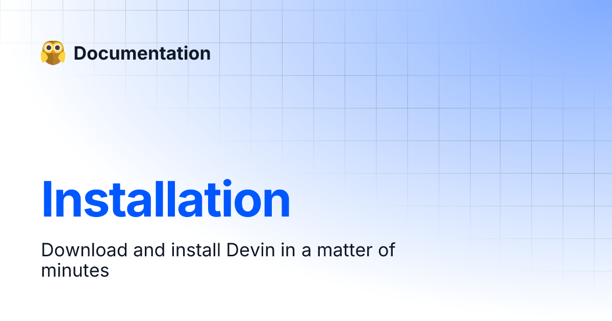 Installation | Documentation