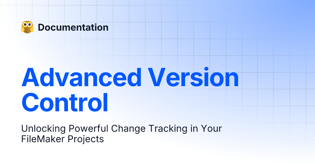 Advanced Version Control | Documentation