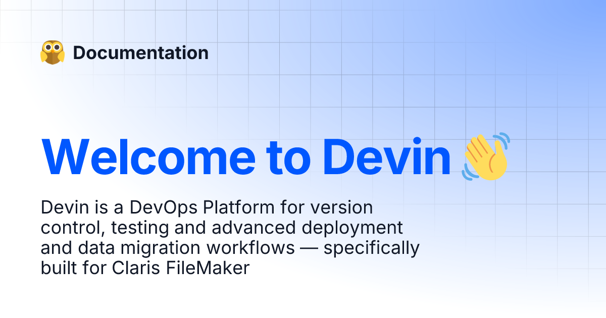Welcome to Devin 👋 | Documentation