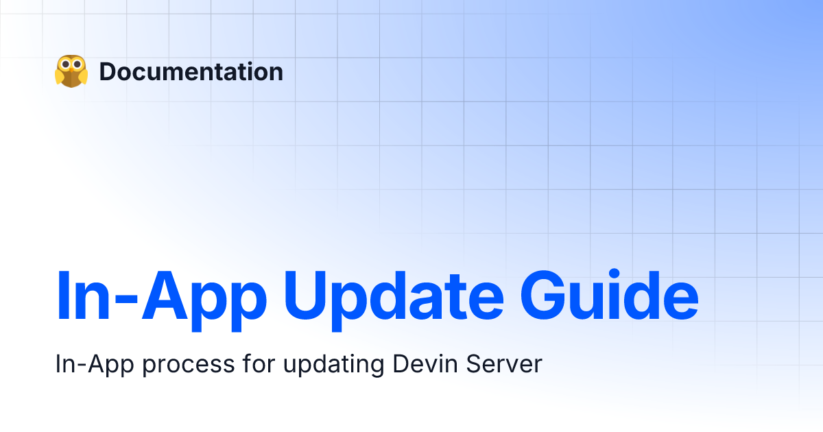 In-App Update Guide | Documentation